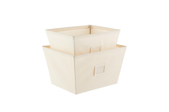10 Easy Pieces: Canvas Storage Containers - Remodelista