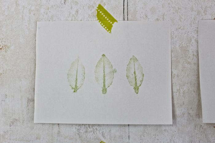 DIY: Easy Art Leaf Prints - Remodelista
