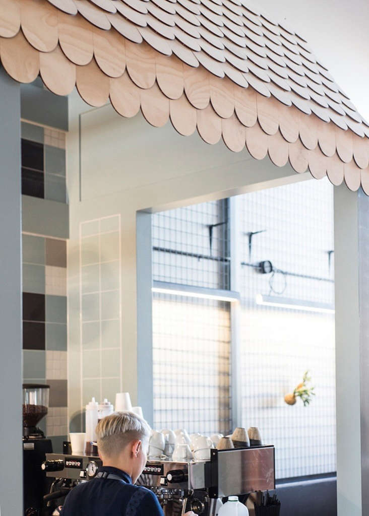 Patch Cafe: A Playful Custom-Built Restaurant in Melbourne - Remodelista