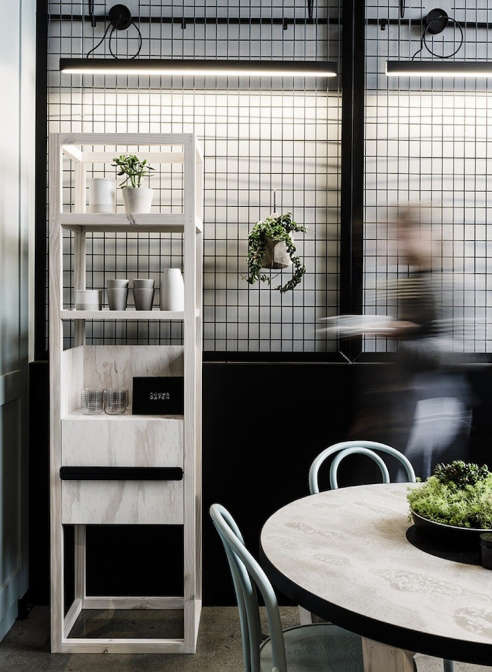 Patch Cafe: A Playful Custom-Built Restaurant in Melbourne - Remodelista