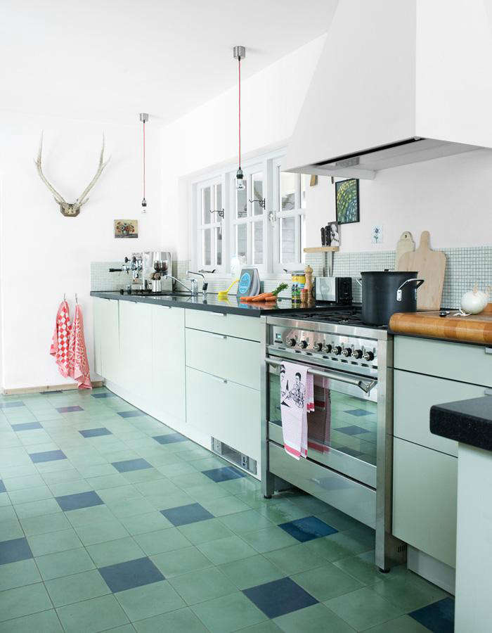 Steal This Look: Creative Color in a Dutch Kitchen - Remodelista