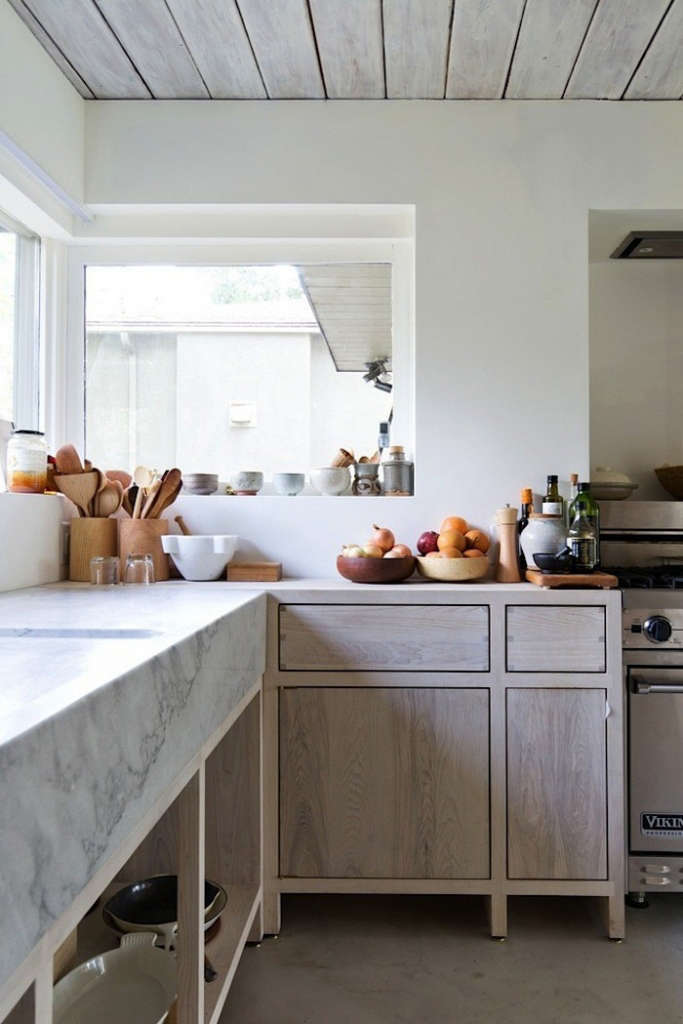 Kitchen of the Week: A Monumental Marble Countertop - Remodelista