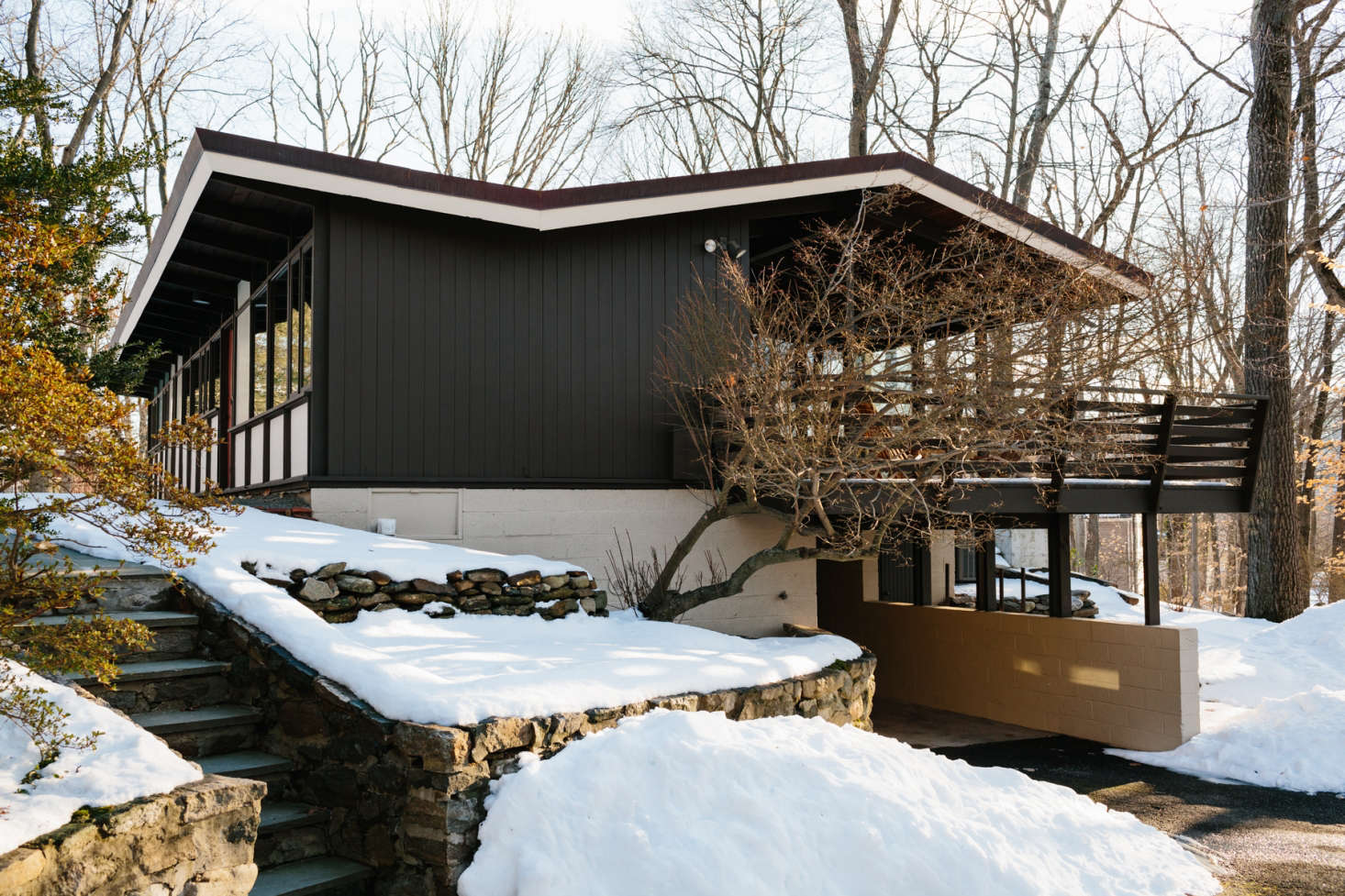 The Wood House: A Midcentury Work in Progress in Westchester - Remodelista