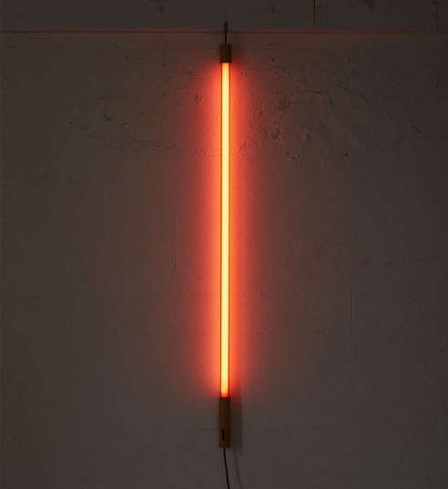 Design Sleuth: A Blush-Colored Neon Tube Light - Remodelista