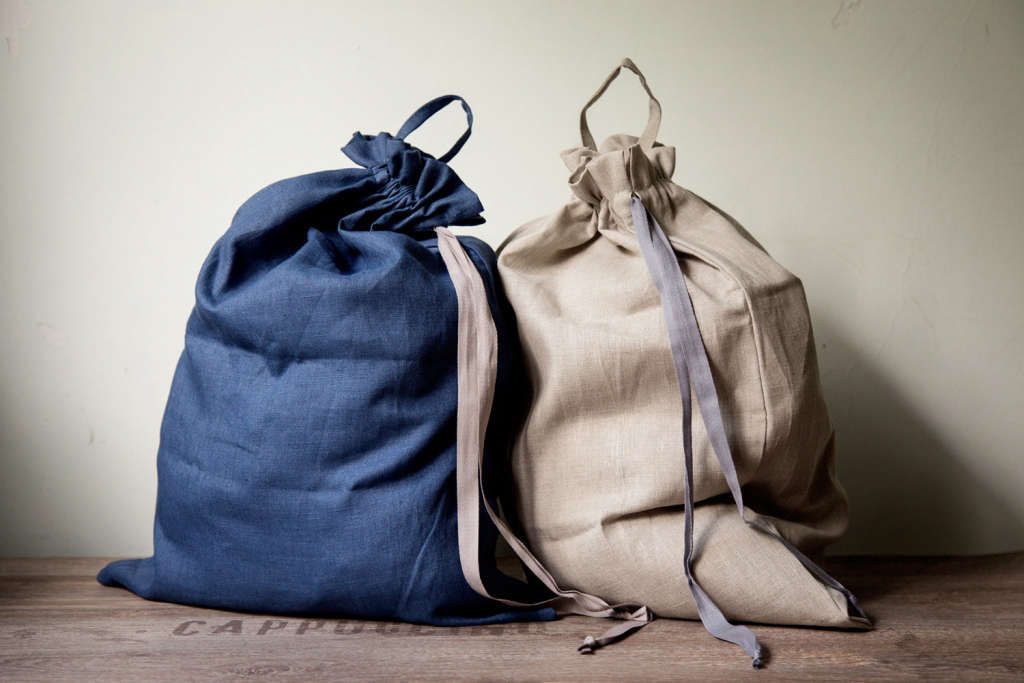 Domestic Science: 4 Natural Linen Laundry Bags - Remodelista