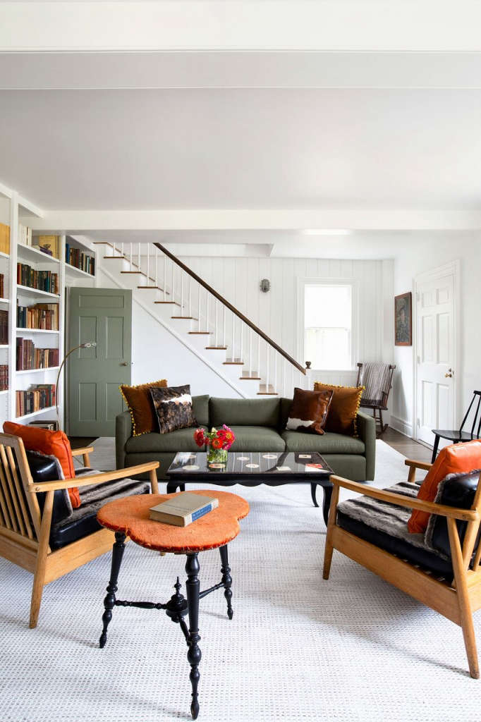 Bold Color in a Connecticut Country House - Remodelista