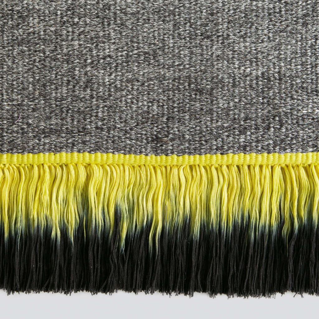 Dip-Dyed Fringe Rugs from Sweden - Remodelista