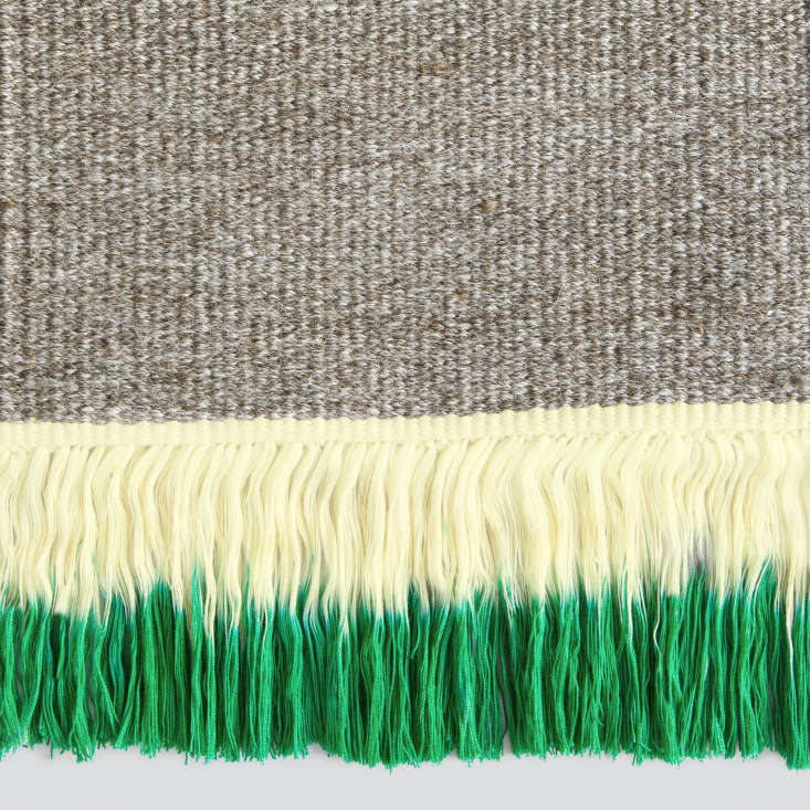 Dip-Dyed Fringe Rugs from Sweden - Remodelista