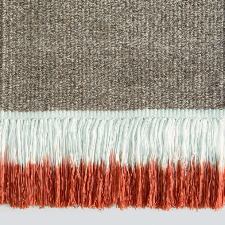 Dip-Dyed Fringe Rugs from Sweden - Remodelista
