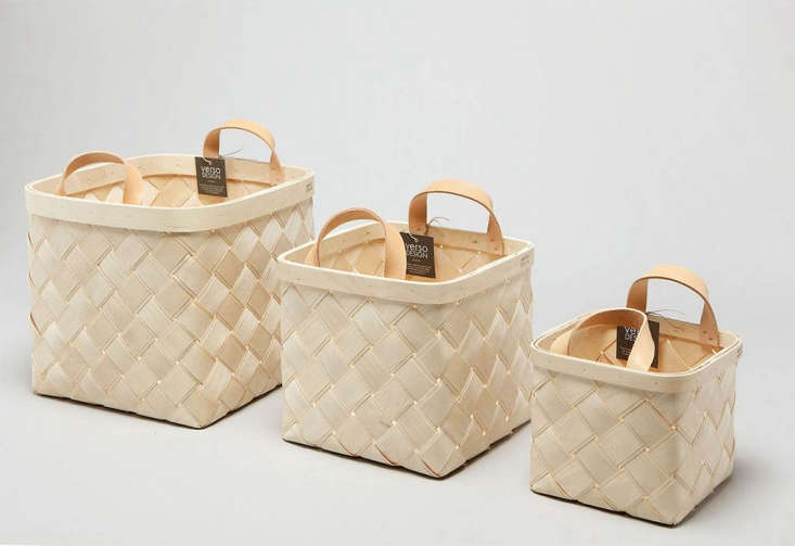 Stylish Storage: Scandinavian Birch Baskets Made Modern - Remodelista