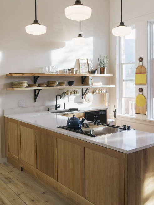 Kitchen of the Week: A Communal Kitchen/Library at the Jennings Hotel ...