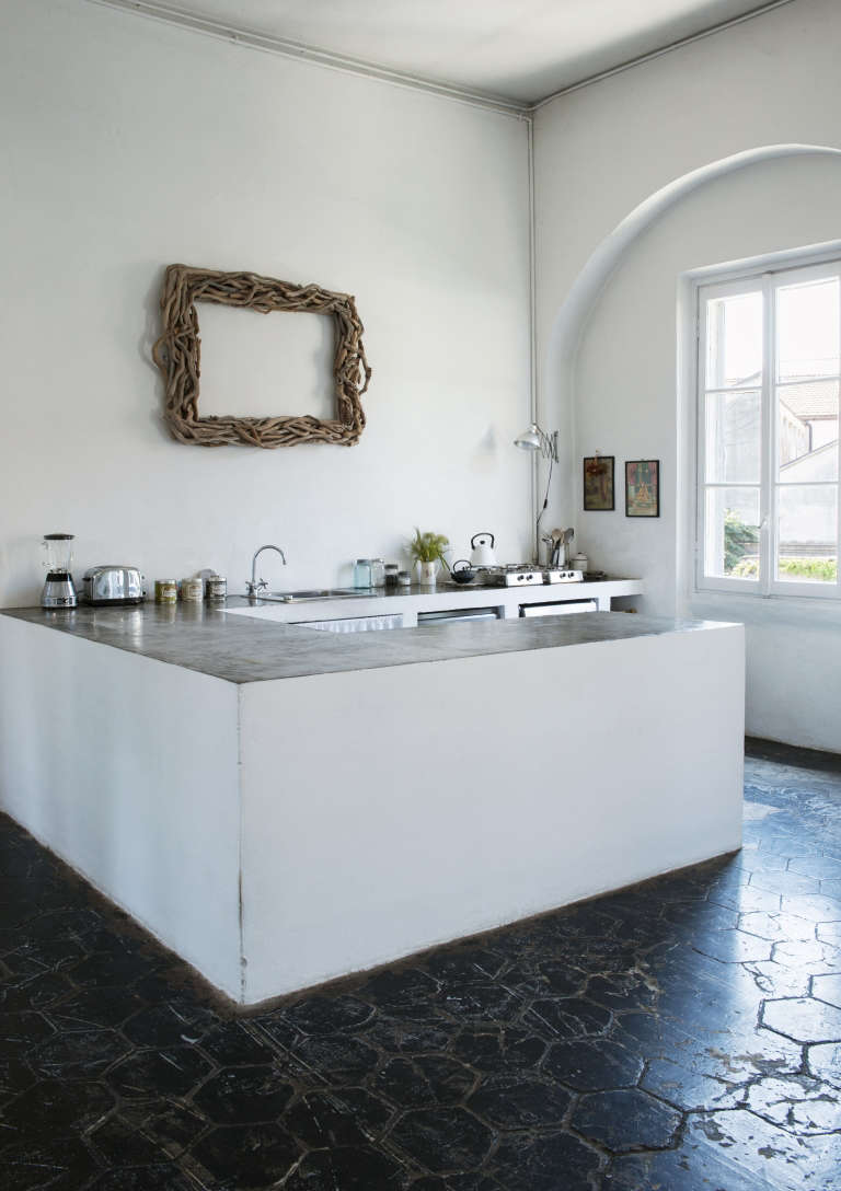 A Romantic/Industrial Milan Loft for a Bohemian Design Duo - Remodelista