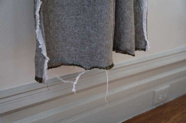DIY: Raw-Edge Linen Curtains, Budget Edition - Remodelista