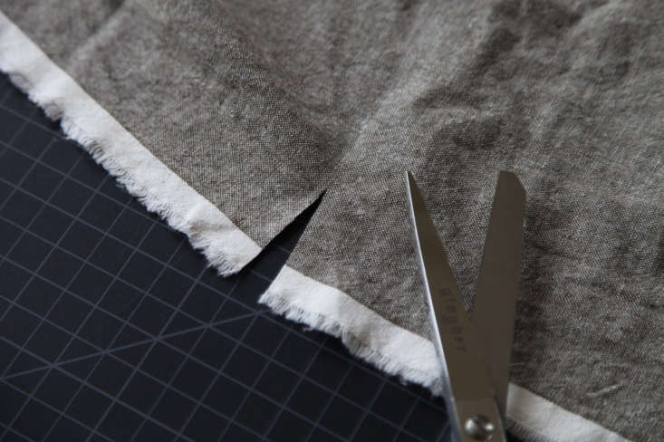 DIY: Raw-Edge Linen Curtains, Budget Edition - Remodelista