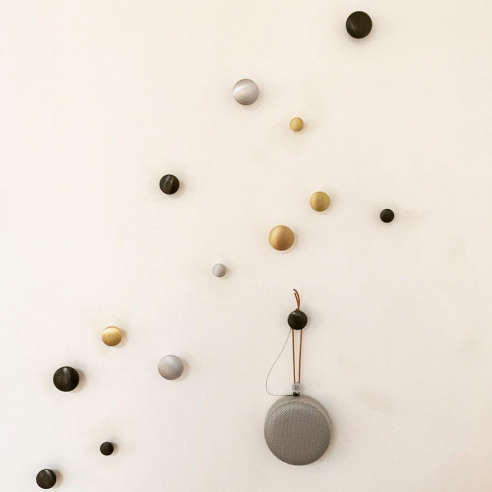 The Iconic Muuto Dot Coat Hooks—Now in Metal - Remodelista