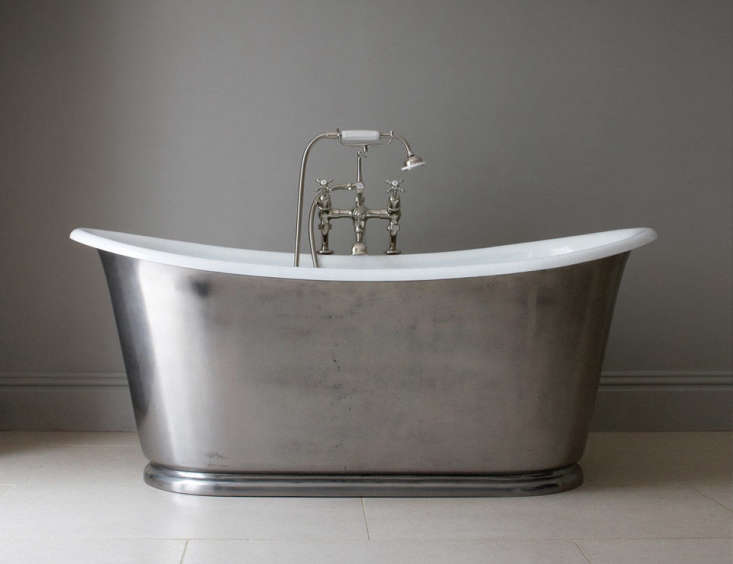10 Easy Pieces: Silver Finish Freestanding Bathtubs - Remodelista