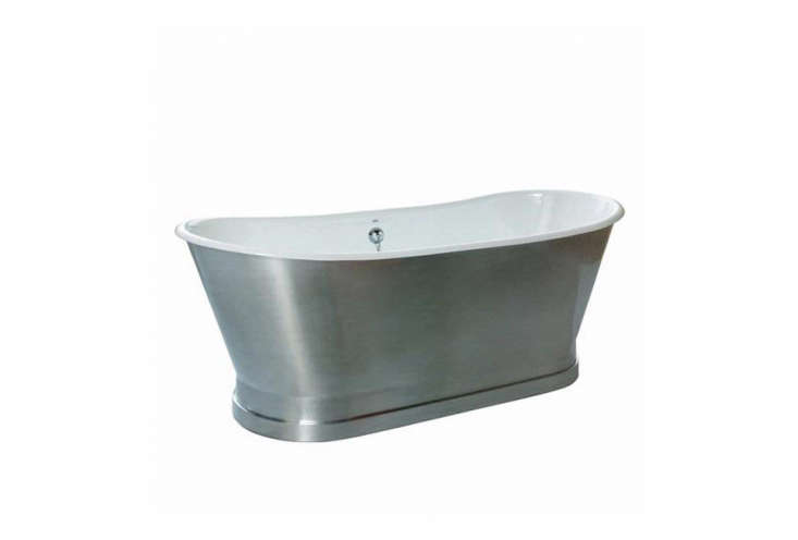 10 Easy Pieces: Silver Finish Freestanding Bathtubs - Remodelista