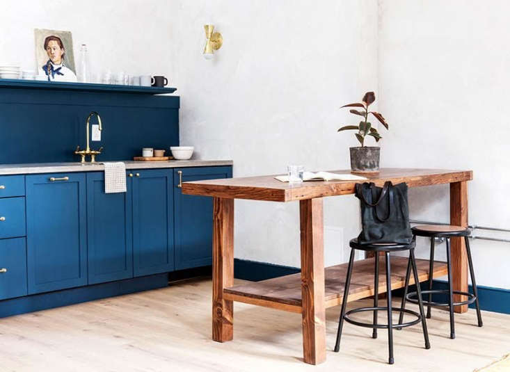 Steal This Look: A Boldly Blue Kitchen in Philadelphia by Jersey Ice ...