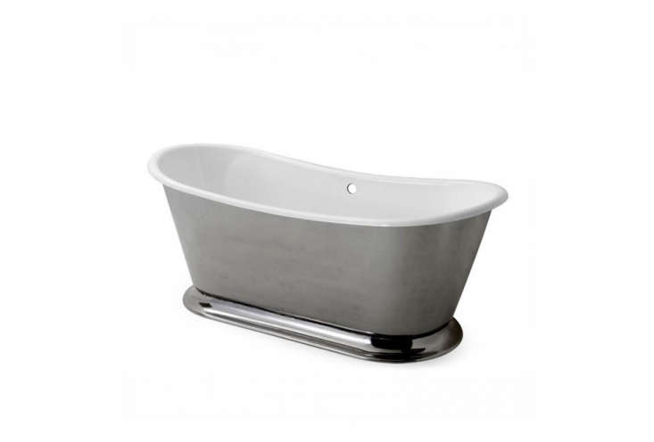 10 Easy Pieces: Silver Finish Freestanding Bathtubs - Remodelista
