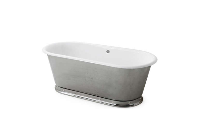 10 Easy Pieces: Silver Finish Freestanding Bathtubs - Remodelista