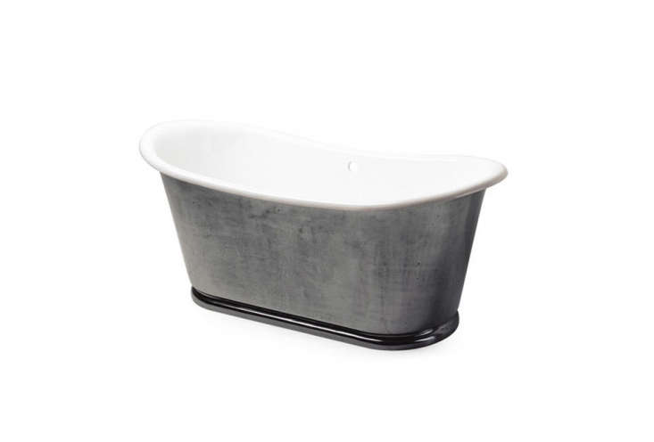 10 Easy Pieces: Silver Finish Freestanding Bathtubs - Remodelista