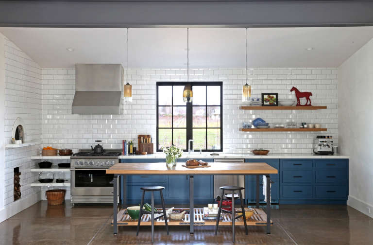 Trend Alert: The Cult of the Blue Kitchen, 10 Favorites - Remodelista