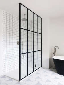 Bathroom of the Week: Steel-Frame Shower Doors in a Fanciful London ...