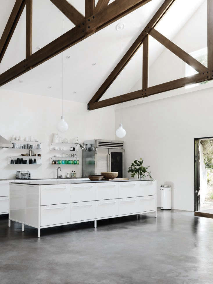 Vipp stainless steel modular home kitchen