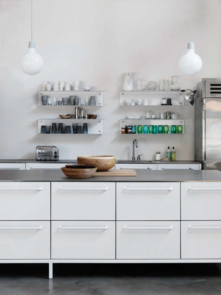 Vipp stainless steel modular home kitchen