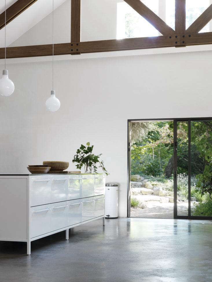 Vipp stainless steel modular home kitchen