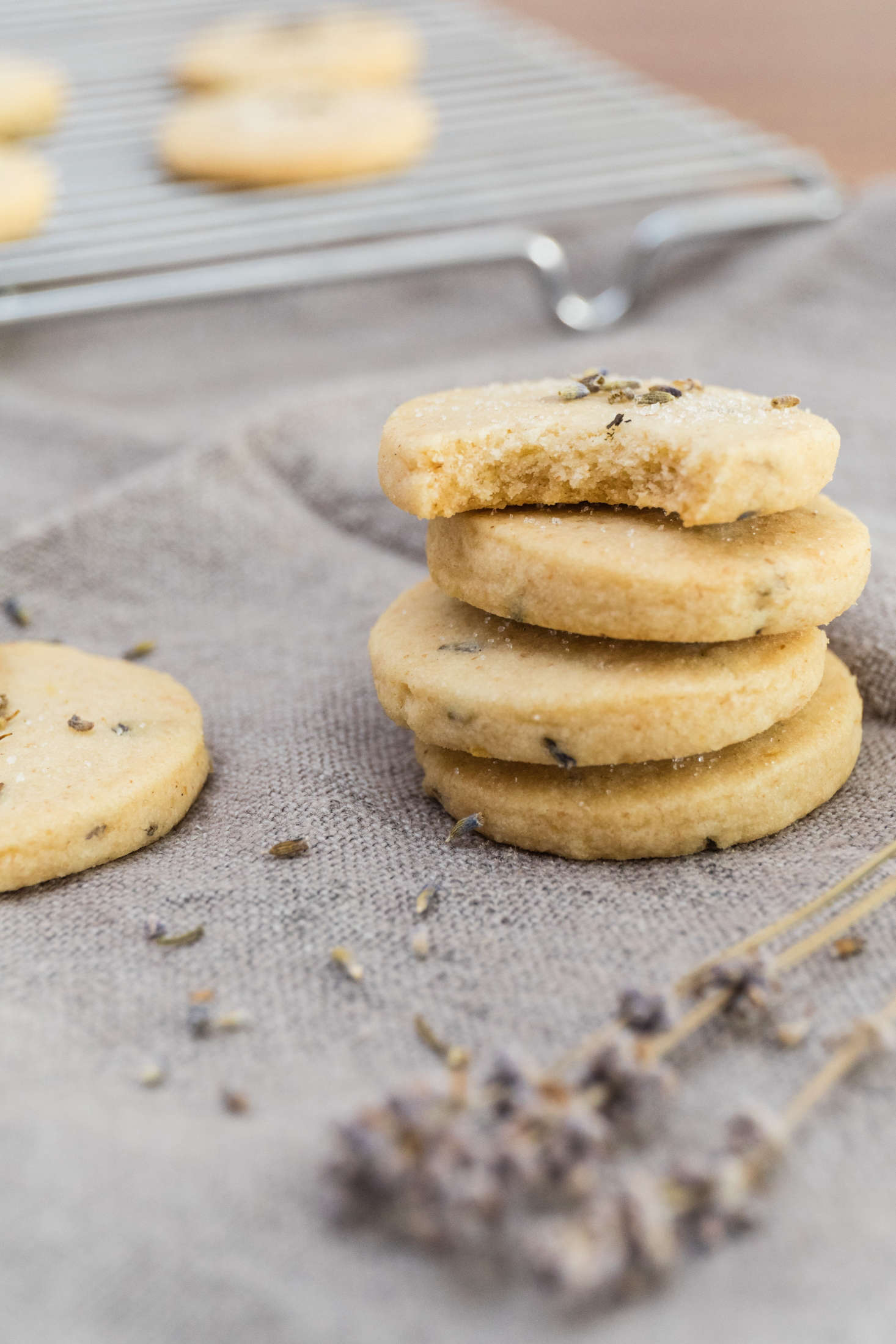 Baking with Bosch: Lemon Lavender Shortbread Cookies - Remodelista