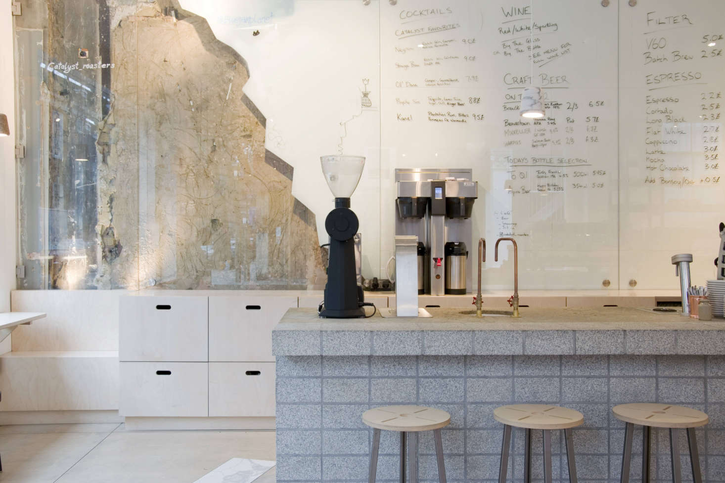 Texture and Gloss: 10 Ideas to Steal from a Hip London Cafe - Remodelista