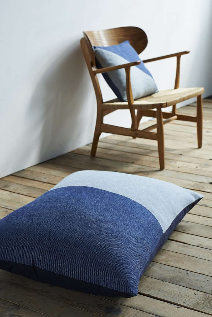 Woven Indigo Soft Goods from Lane and London Cloth Company - Remodelista