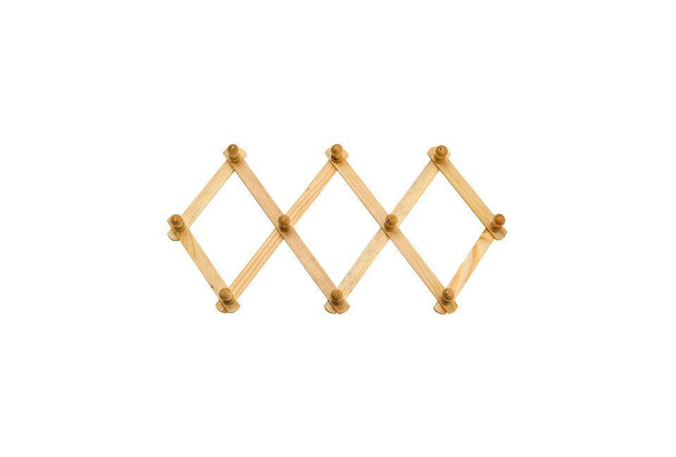 accordion wooden wall rack peg racks useful affordable storage