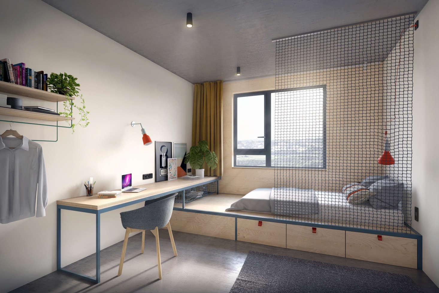 Designer dorm rooms: stylish student housing and hostel hotels in Europe