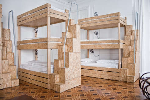 Designer dorm rooms: stylish student housing and hostel hotels in Europe