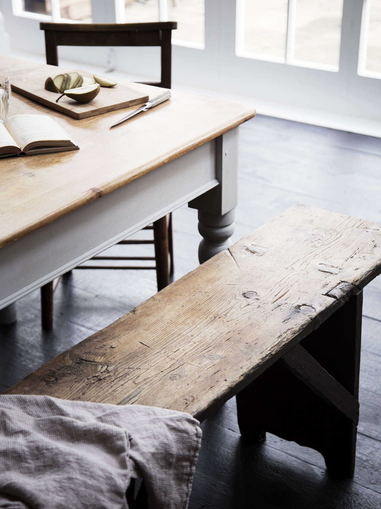 New-old design in an eat-in kitchen addition by Mark Lewis