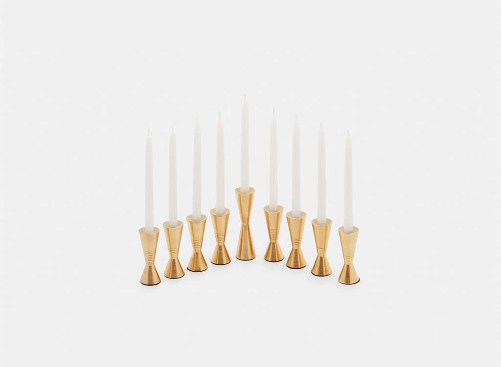 8 Minimalist, Modern Menorahs for Hanukkah 2018