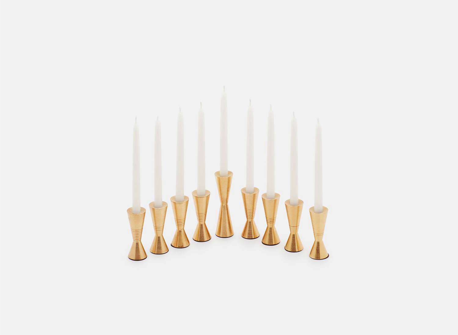 8 Minimalist, Modern Menorahs for Hanukkah 2018