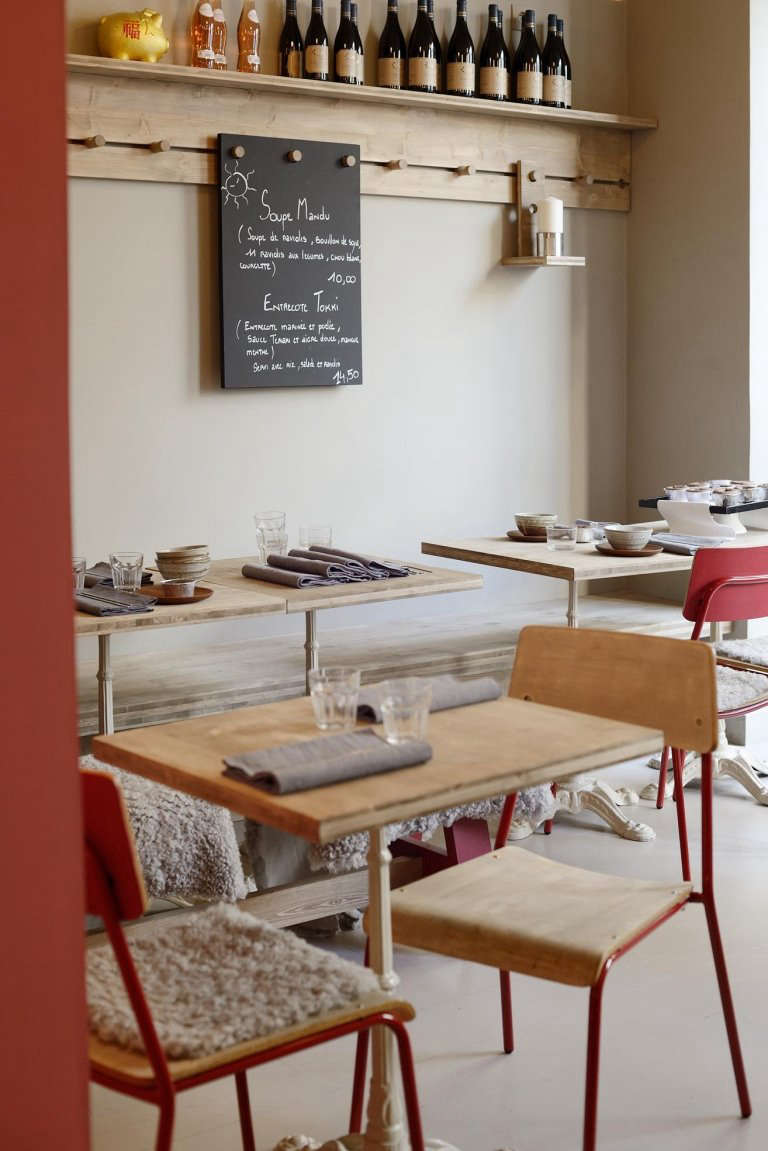 Scandi Meets Shaker in a Parisian Japanese Restaurant by LSL Architects ...