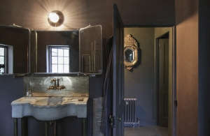 Antiques dealer Alex MacArthur's brick cottage at the monastery.