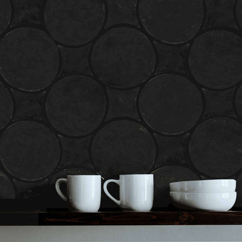 Black Terracotta Tiles, Inspired by Belgium and Handmade by Clé
