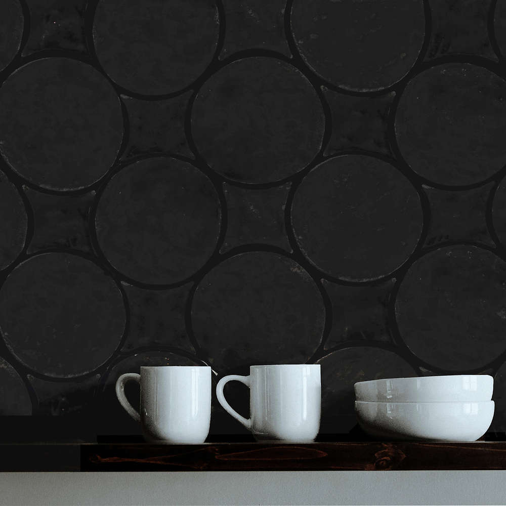 Black Terracotta Tiles, Inspired by Belgium and Handmade by Clé