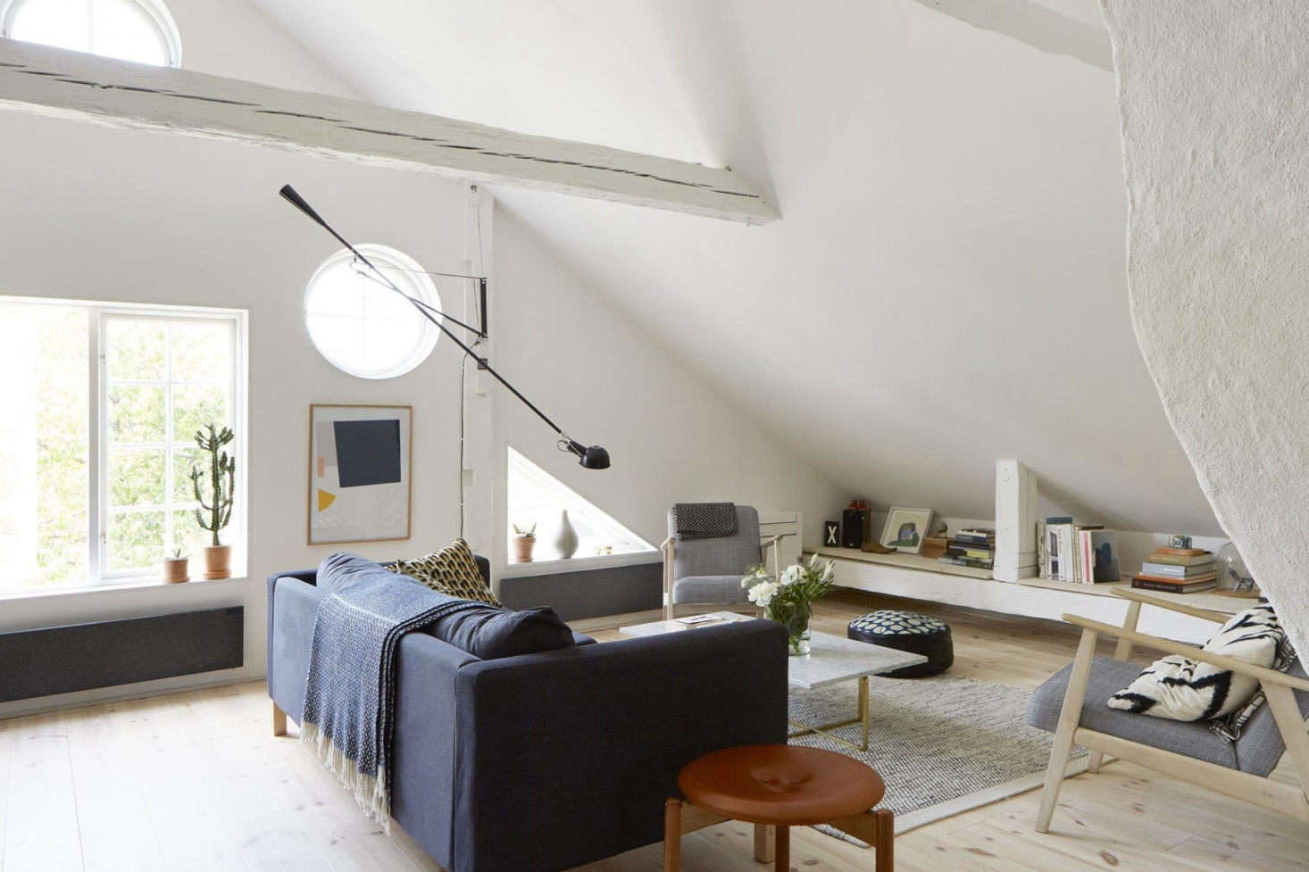 For Sale in Sweden: A Scandi Modern Flat in a Lakeside Chalet - Remodelista