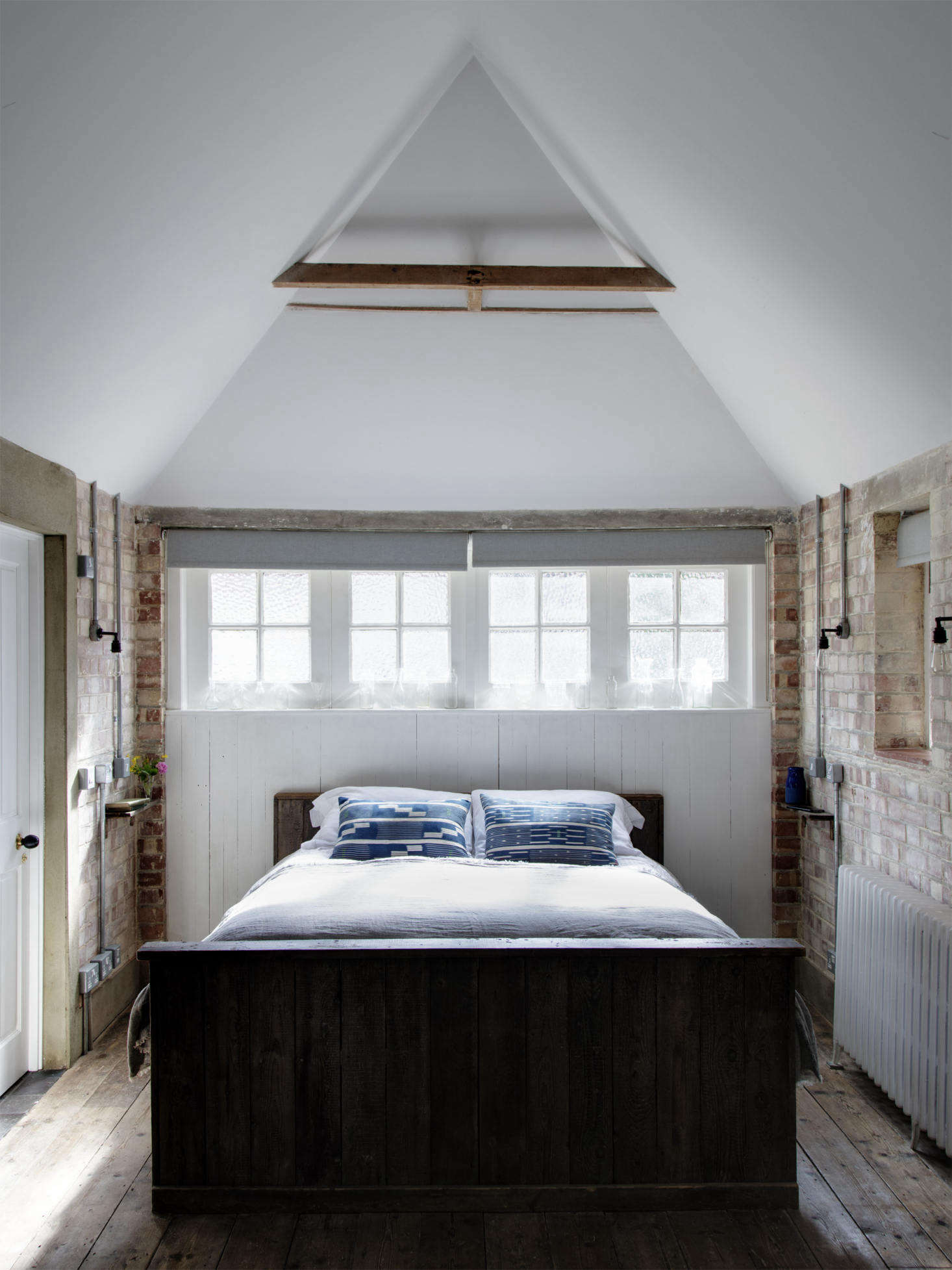 Garage conversion to a stylish guest room Mark Lewis interior design London