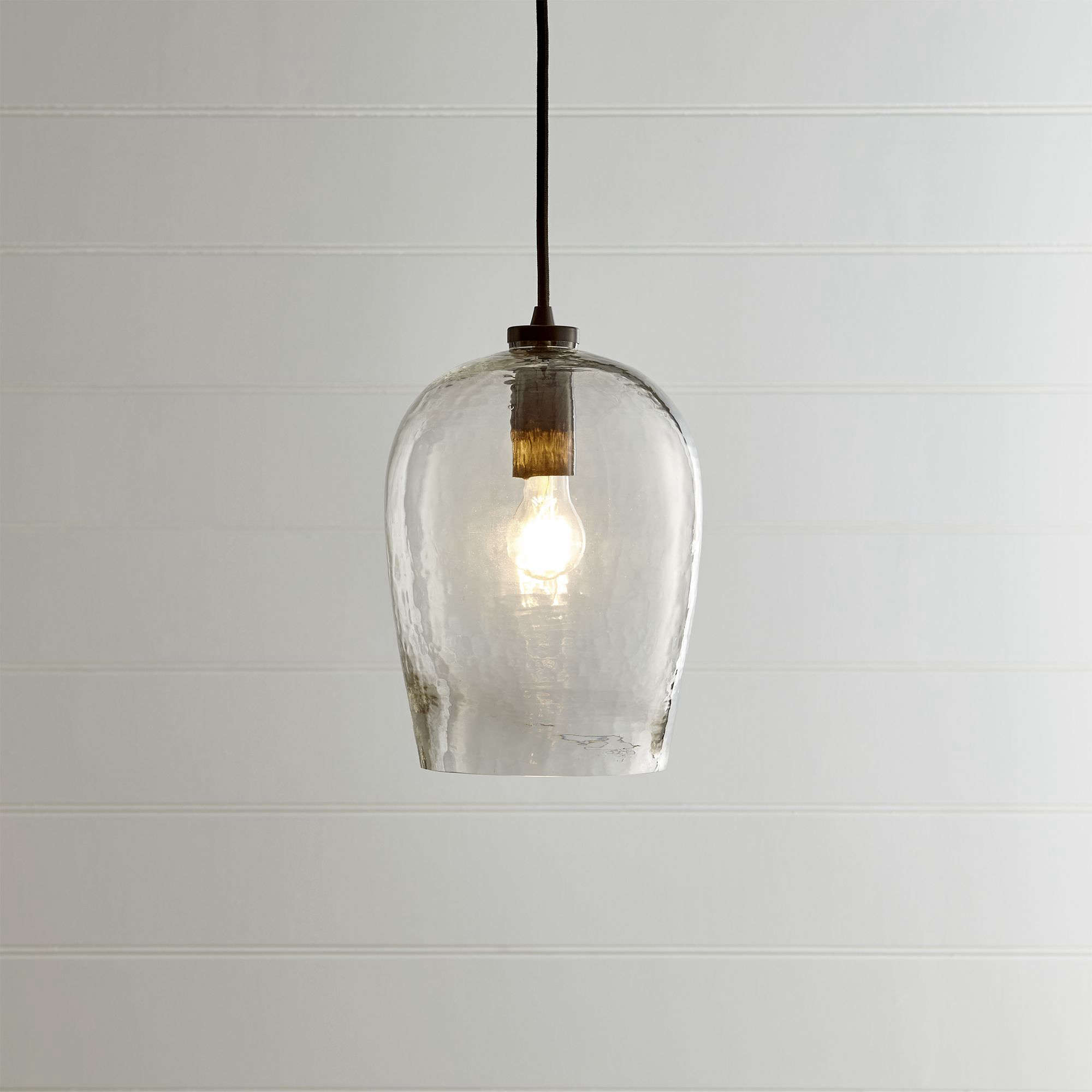 High/Low: Glass Bell-Shaped Pendant - Remodelista