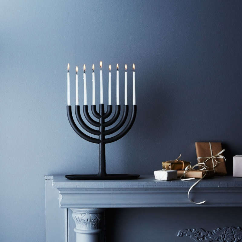8 Minimalist, Modern Menorahs for Hanukkah 2018