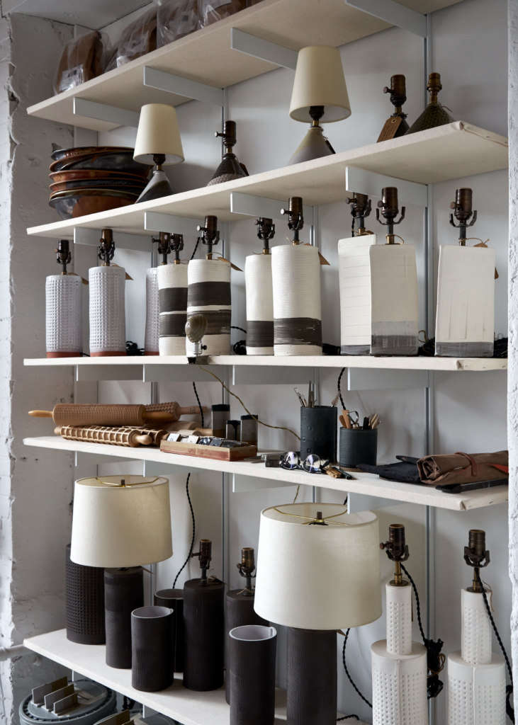 Midcentury-Style Ceramic Table Lamps are Back—and Being Made by Dumais Made