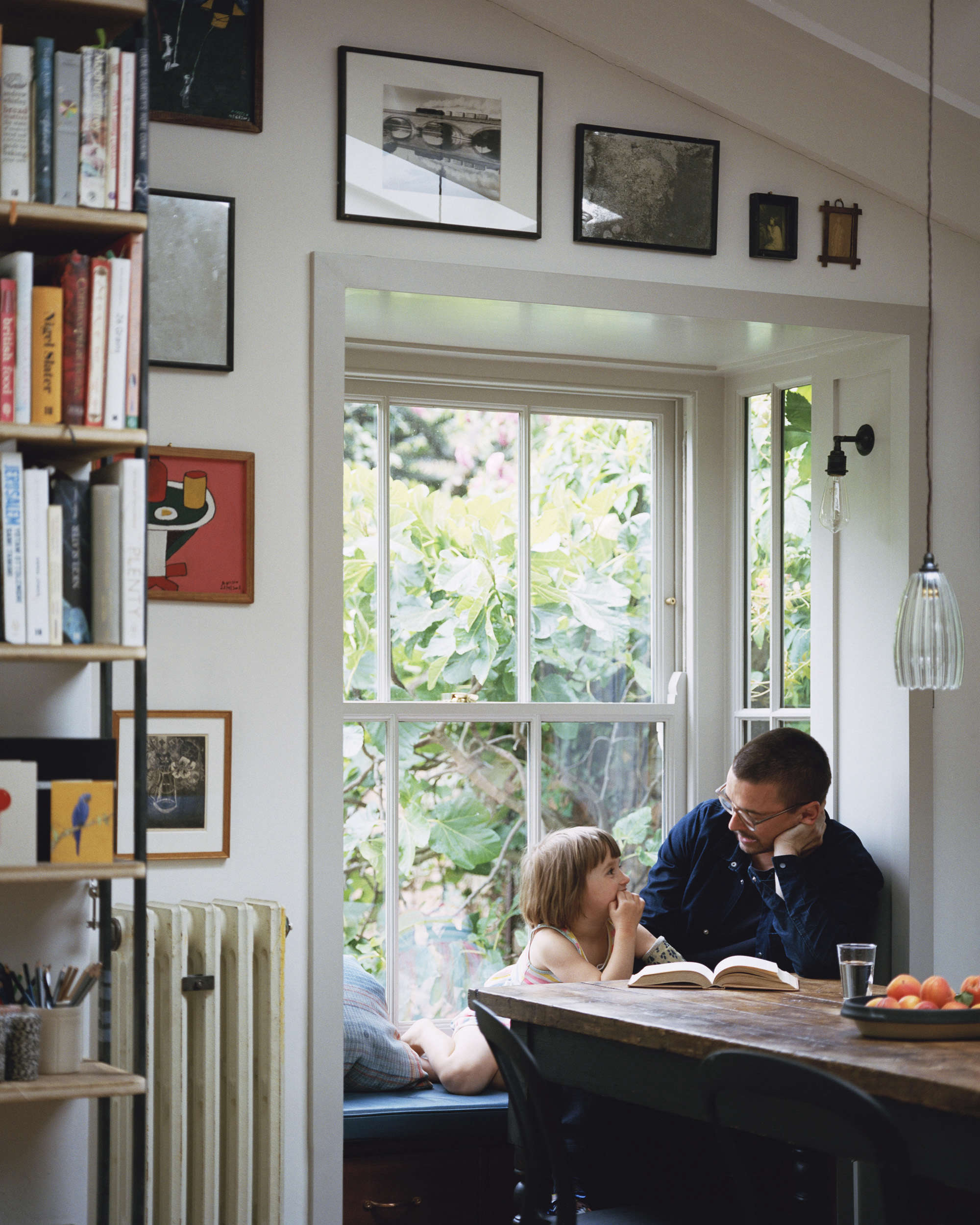 Victorian row house updated as lofty duplex by interior design Mark Lewis