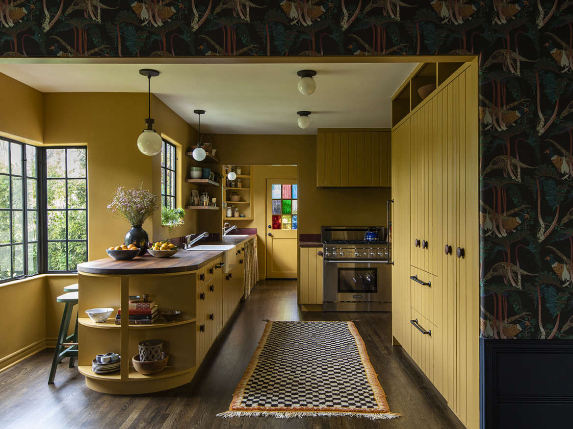 Steal This Look: A Muddy Yellow Kitchen in Los Feliz - Remodelista